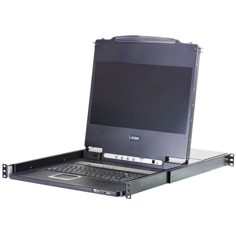 Aten CL5708MW - KVM LCD 17,3" 8 puertos USB PS/2 VGA, Rack 19",Español